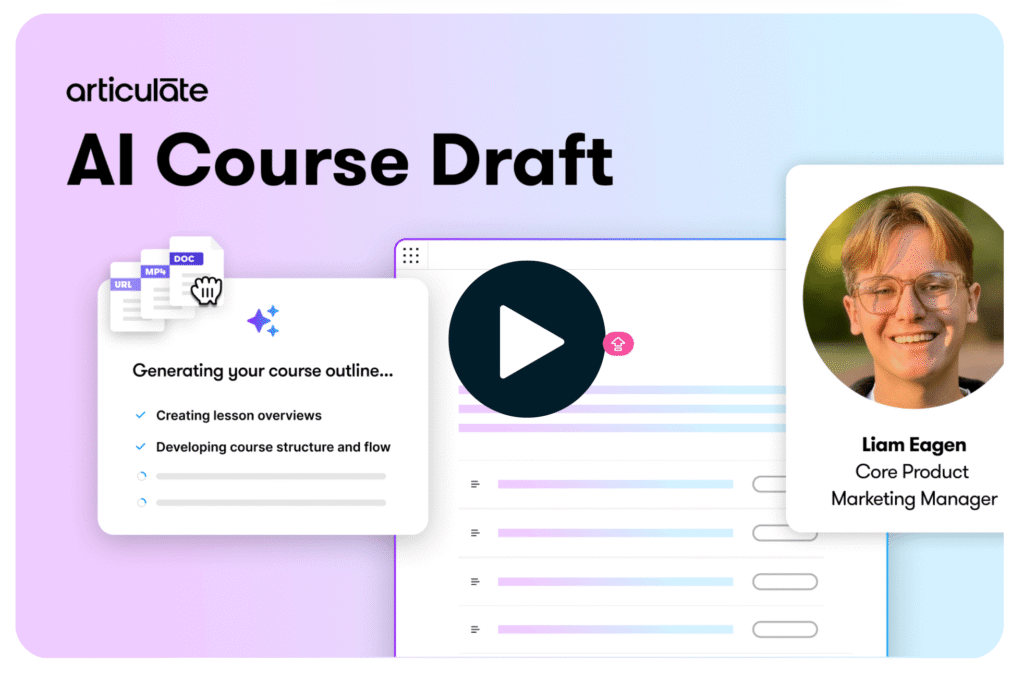 Introducing AI Course Drafts with Articulate 360 | MicroWay